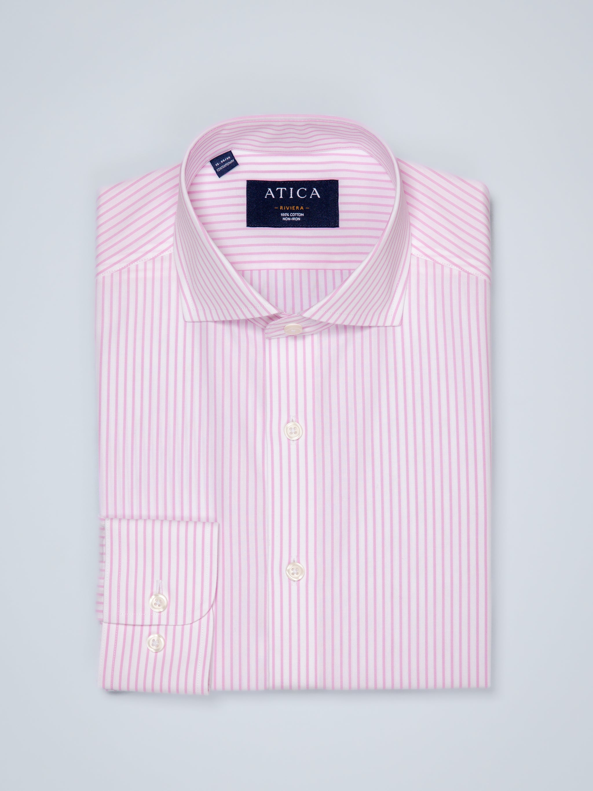 Riviera Pink Bengal Stripe Shirt | Atica Man