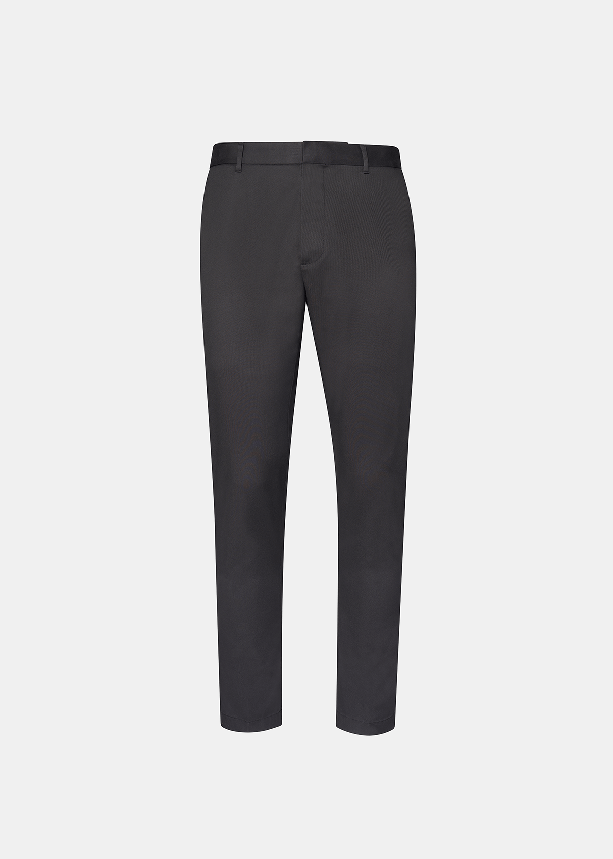 Solid Cotton Dress Black Pants | Atica Man