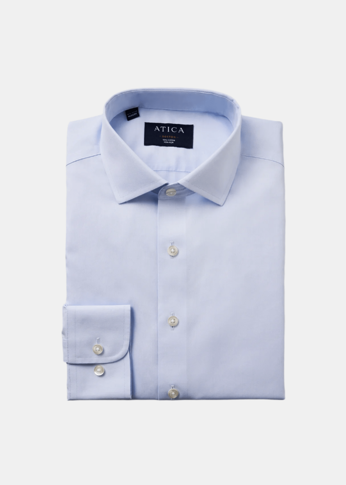 Boston Light Blue Pinpoint Shirt | Atica Man