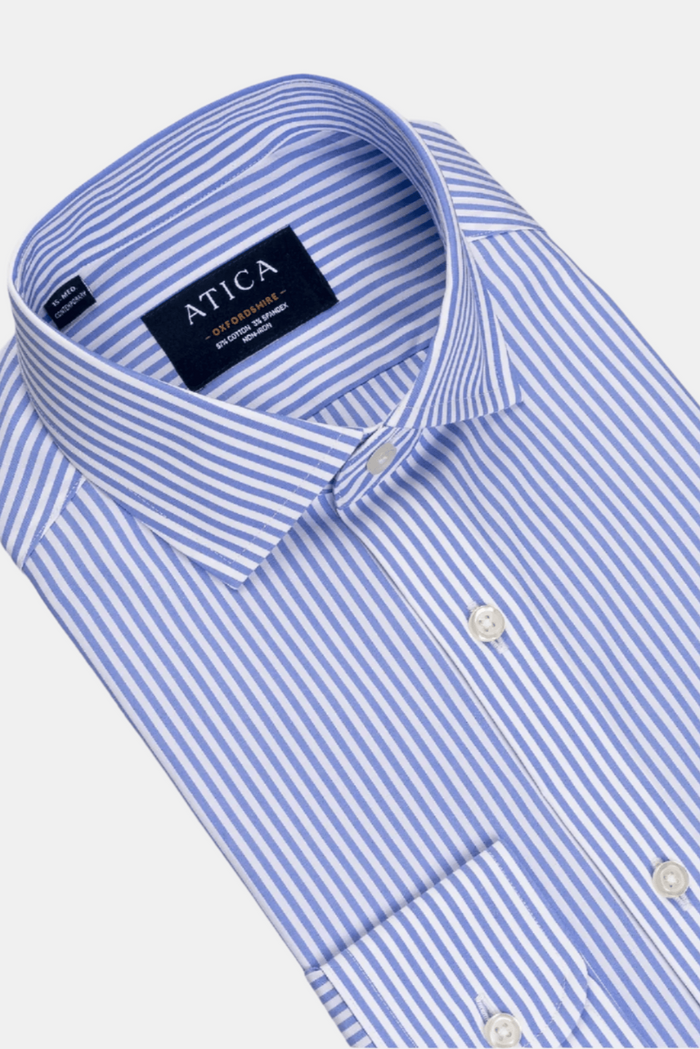 Oxfordshire Blue Stripe Shirt | Atica Man