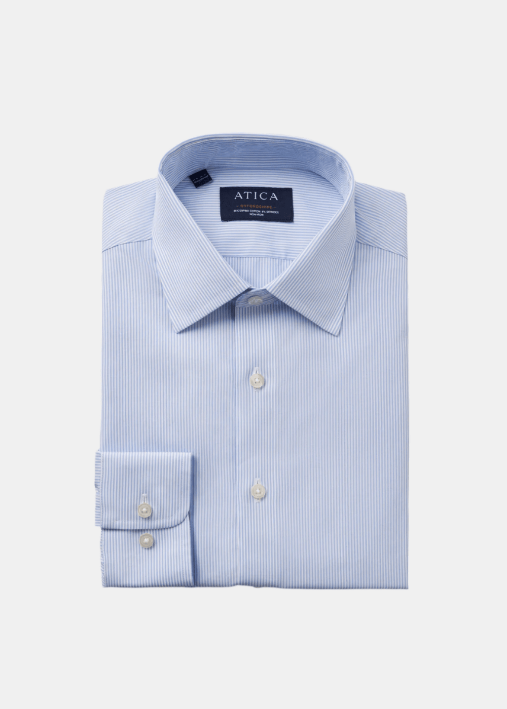 Oxfordshire Light Blue Stripes Shirt | Atica Man